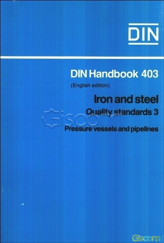 کتاب Din handbook 403 iron and steel quality standards 3 pressure ...